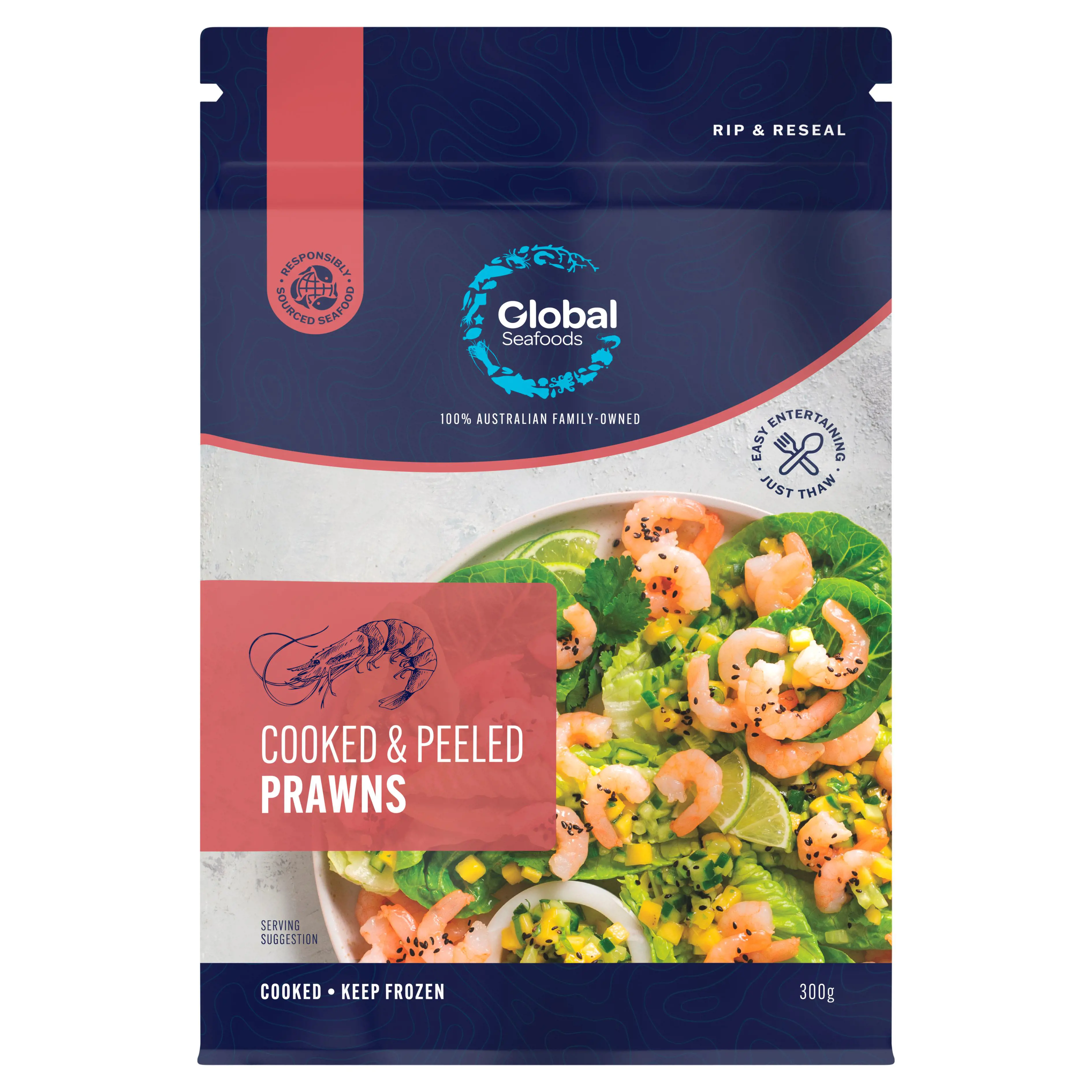 Cooked & Peeled Prawns | Global Seafoods