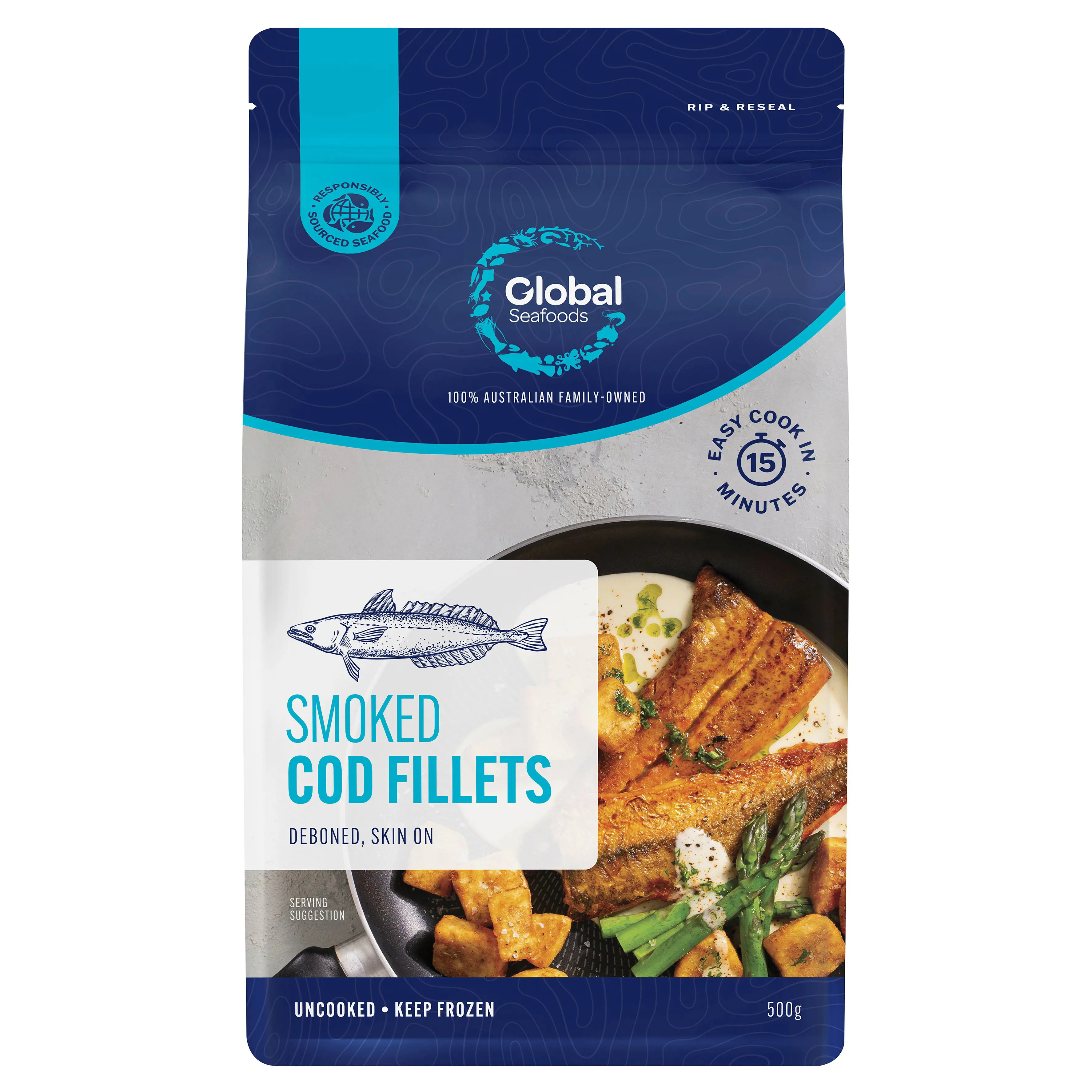 Global Seafoods | Smoked Cod Fillets